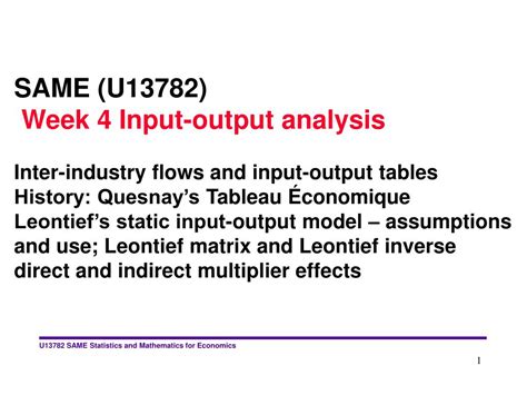 Ppt Wassily Leontief 1905 1999 Powerpoint Presentation Free