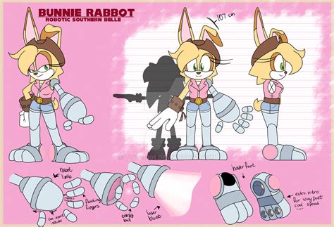 Bunnie Rabbot Model Sheet By T Vict101 On Deviantart