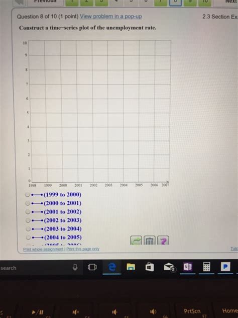solved question 8 of 10 1 point view problem in a pop up