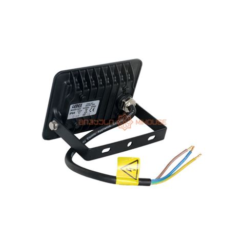 პროჟექტორი 10w 6500k Ip65 Black Ledex Led