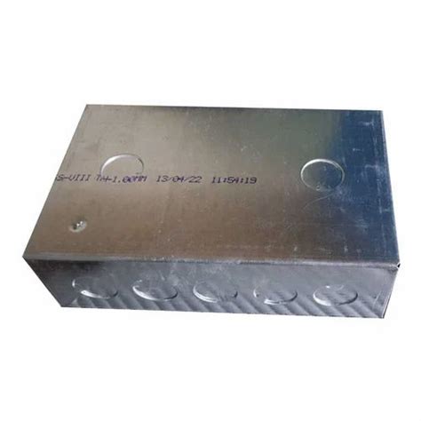 Rectangular Galvanized Iron Modular Box For Outlets 12 M At Rs 56piece In Varanasi