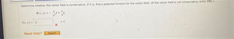 Solved Determine Whether The Vector Field Is Conservative Chegg