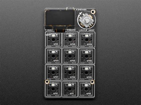 Adafruit Macropad Rp2040 Starter Kit 3x4 Keys Encoder Oled