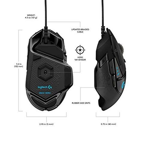 Logitech G X Vs G Hero Mouse Comparison Pangoly