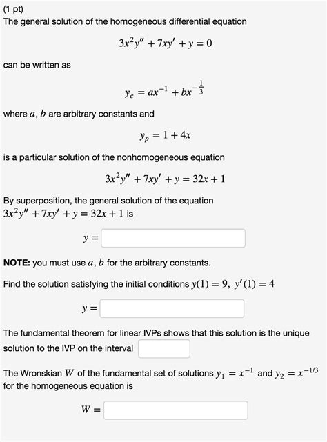 Superposition Principle For Linear Homogeneous Equations Nibhtcreditcard