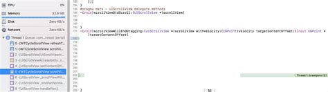Ios Scrollviewdidscroll Scrollviewwillenddragging Runs Simultaneously On Main Thread Stack