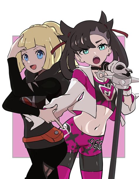 Lillie Marnie Piers And Gladion Pokemon And 2 More Drawn By