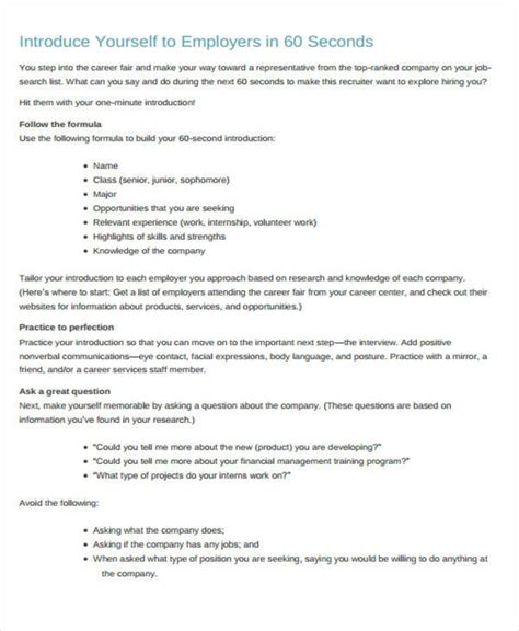 Company Introduction Speech Sample HQ Template Documents