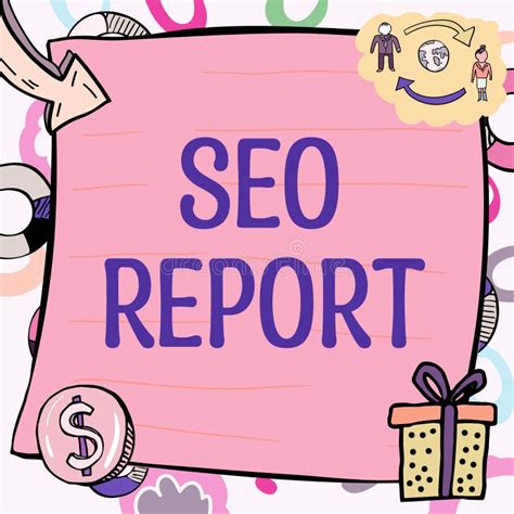 Conceptual Display Seo Report Business Concept Notifying On How Website Is Performing In Search