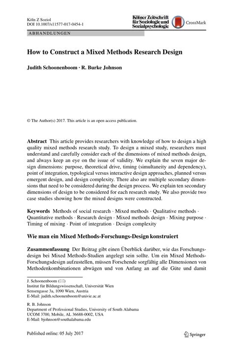 Designing A Mixed Methods Research Instrument And Scoring 47 Off