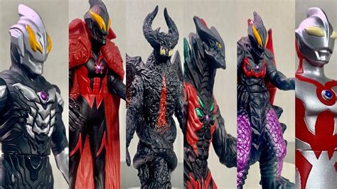 【ウルトラ怪獣シリーズ】ウルトラマンベリアル ソフビ 大集合 アトロシアス アークベリアル キメラベロス カイザーベリアル ベリュドラ