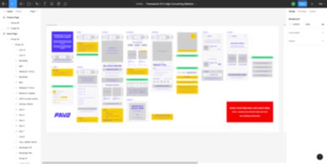framework of a high converting website figma