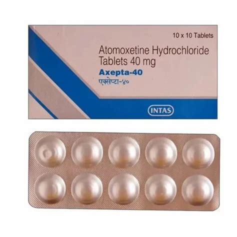 Atomoxetine Hydrochloride Tablets At ₹ 250 Stripe Nagpur Id