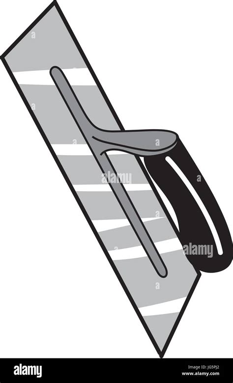 2 Colour Plasterers Trowel Graphic Tradesman Stock Vector Image And Art Alamy