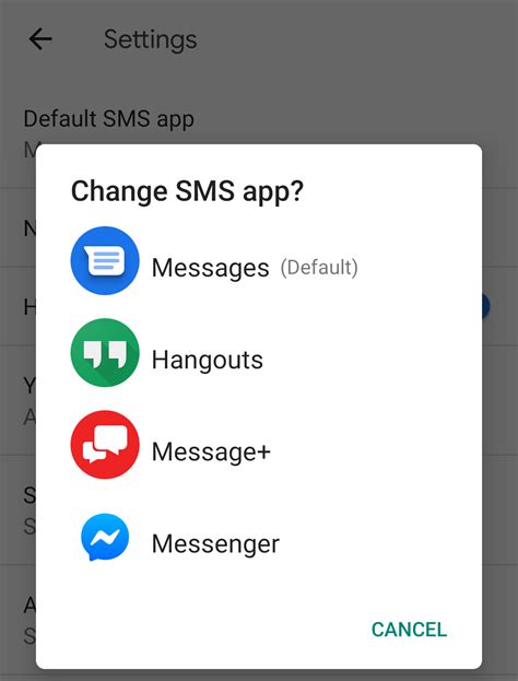Can T Turn Off Google Hangouts SMS Google Fi Community