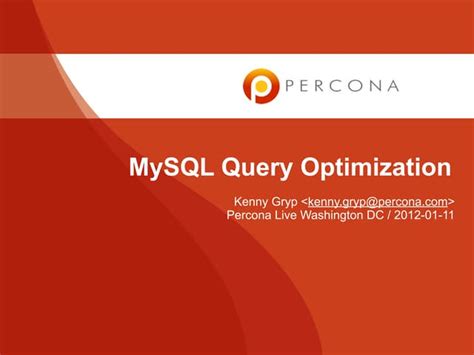 Webinar Performance Tuning Optimization