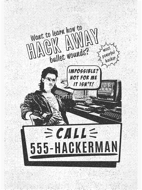Hackerman Art Print By Pornflakes Redbubble