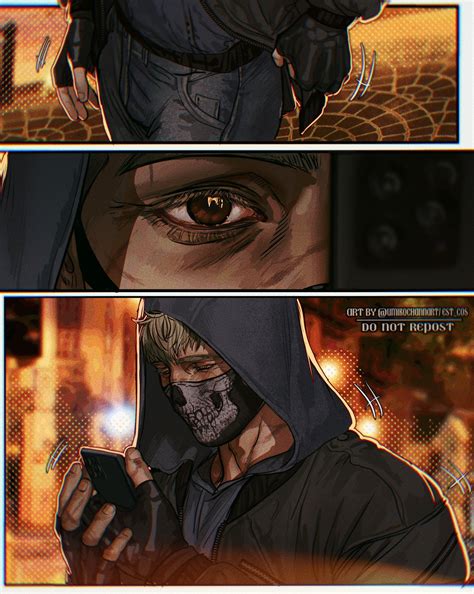 Ghost Call Of Duty And More Drawn By Umikochannart Danbooru