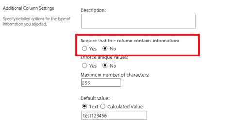 2013 Modifying A Default Value For Hidden Column Will Set It As Optional Instead Of Hidden
