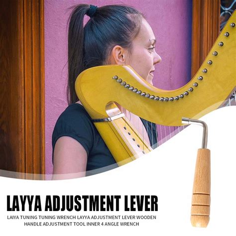 Durable Lyre Harp Tuning Wrench Classic Lyre Harp Grandado