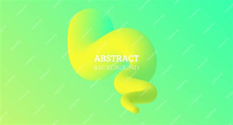 Premium Vector Modern Colorful Abstract Fluid Wave Trendy Poster With Gradient 3d Flow Shape