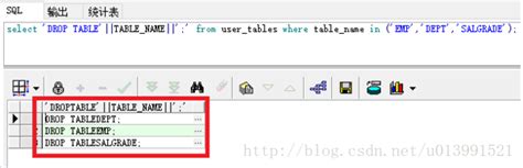 Oracle 一次删除多张表oracle Drop Table 删除多个表 表名字符串 Csdn博客 Oracle 一次删除多张表oracle Drop Table 删除多个表 表名字符串 Csdn博客