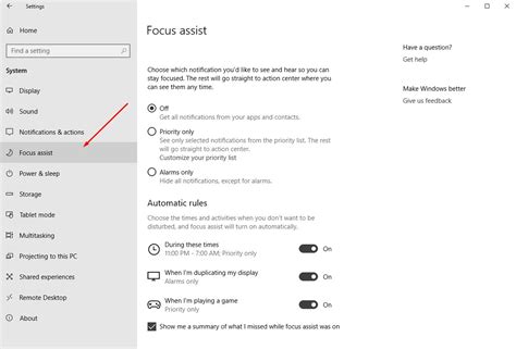 how to use focus assist in windows 10 ubergizmo