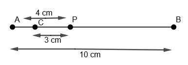 Draw A Line Segment AB Of Length Cm Mark A Point P On AB Such That AP Cm Draw A Line
