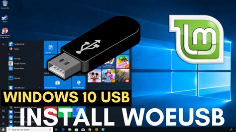 How To Create Windows10 Bootable Usb Stick In Linux Mint How To Install Woeusb Youtube
