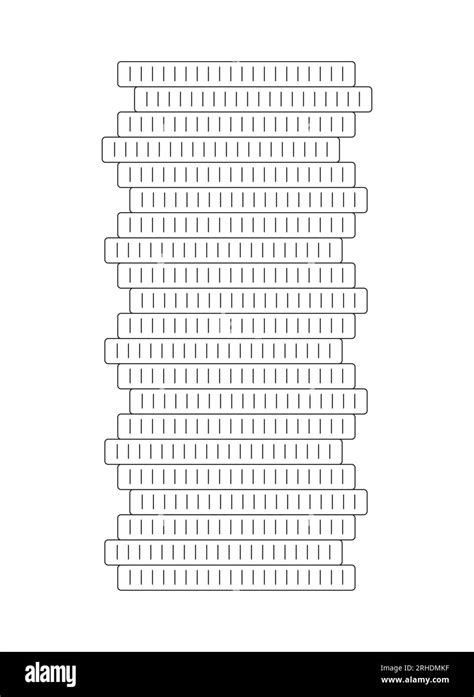 Pile Of Golden Coins Flat Monochrome Isolated Vector Object Stock Vector Image And Art Alamy