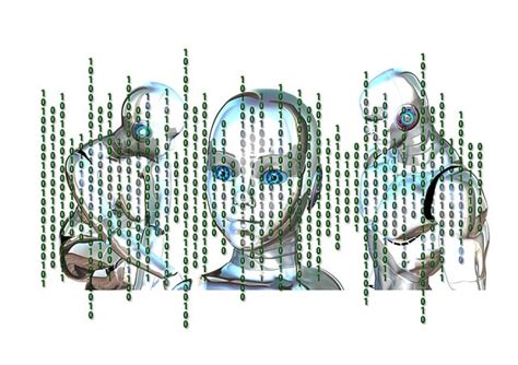 Download Binary Head Face Royalty Free Stock Illustration Image