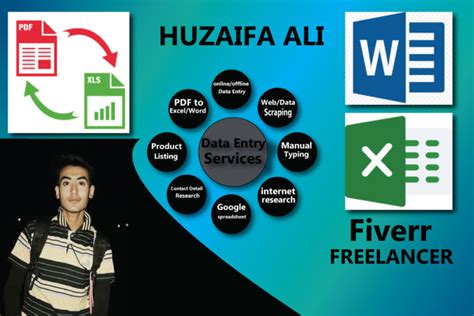 do accurate data entry in microsoft excel by msofficeorgraph fiverr