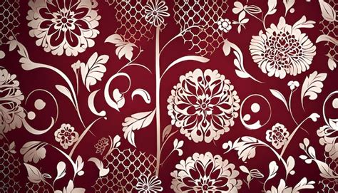 Printed Fabric Designs Premium Ai Generated Image