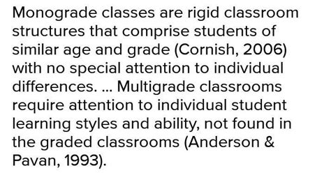 Differentiate Multigrade From Monograde Teaching Brainlyph