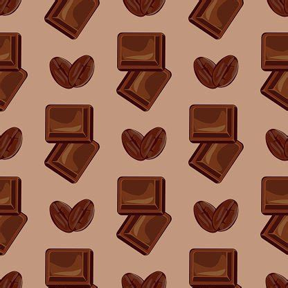 Milk Chocolate Seamless Pattern Vector Royalty Free Vector Stock FreeImages