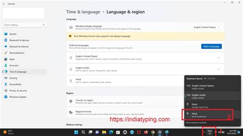 Enable Hindi Inscript Keyboard In Windows 11 10 8 7 Xp Type In Hindi Inscript Keyboard