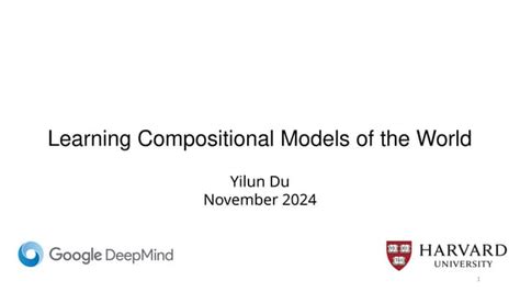 Learning Compositional Models Of The World Ppt