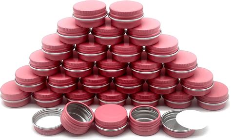 Wopanxye 30 Pack 5ml Round Lip Balm Tin Cans 5g Aluminum