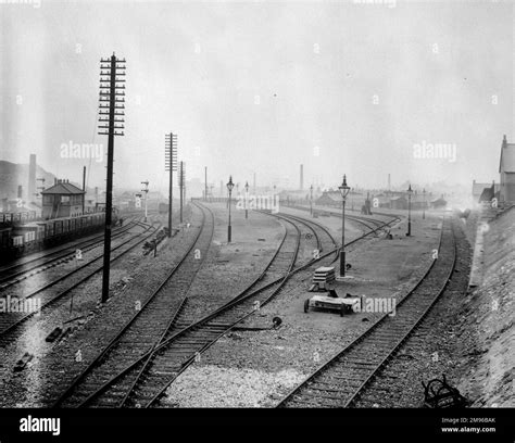 View Of The Railway Tracks At The Swansea Loop East Junction On The