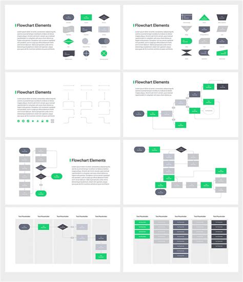 Flowchart Powerpoint Templates Etsy