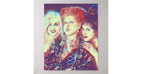 Sanderson Sisters Art Deco Print Zazzle