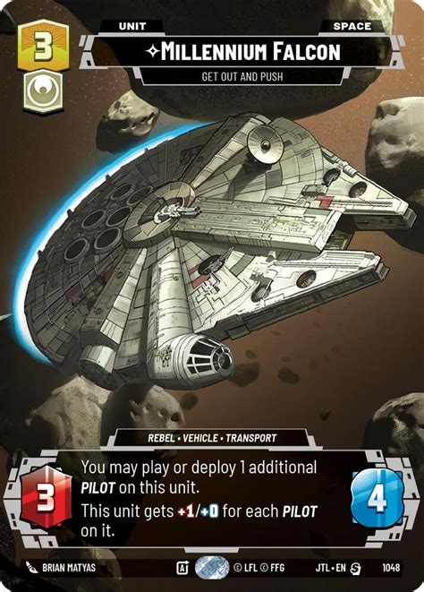 Millennium Falcon Get Out And Push Star Wars Unlimited Db