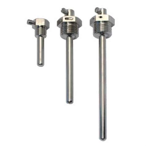 Stainless Steel Temperature Sensor Pockets B Meters UK