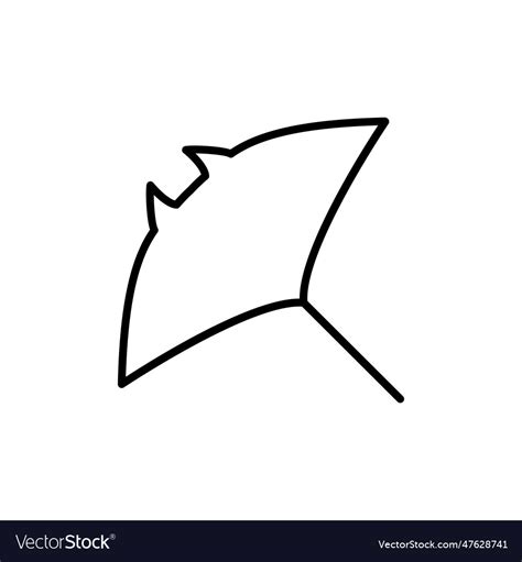 Stingray Icon Royalty Free Vector Image Vectorstock