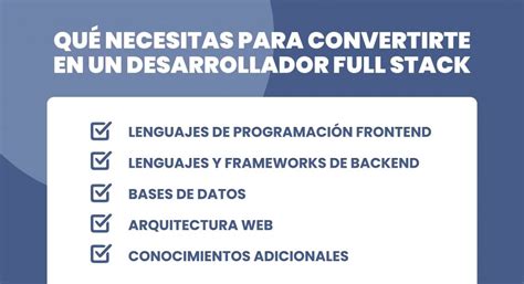 ¿qué es y qué hace un desarrollador full stack
