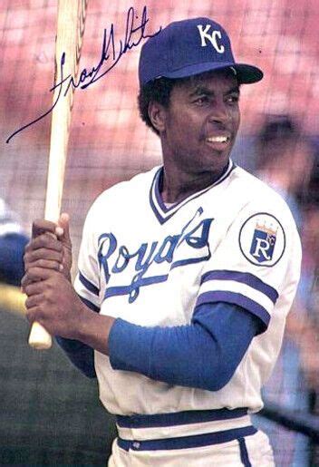 Frank White Baseball Card 2x3 Fridge Magnet Royals Infielder All Star