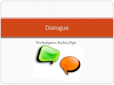 Ppt Dialogue Powerpoint Presentation Free Download Id2512619