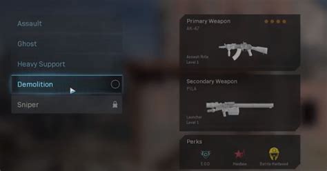 Call Of Duty Ghost Class Setup Lodrockstar