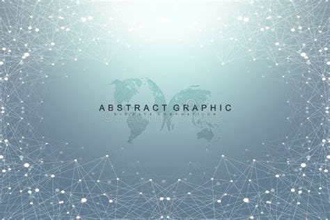 Global Network Connection Social Network Communication In The Global Business Stock Vector