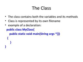 Java Lec Class Objects And Constructors PPT